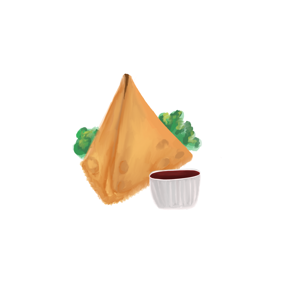 "SAMOSA" | STICKER – Flaunt It Collection